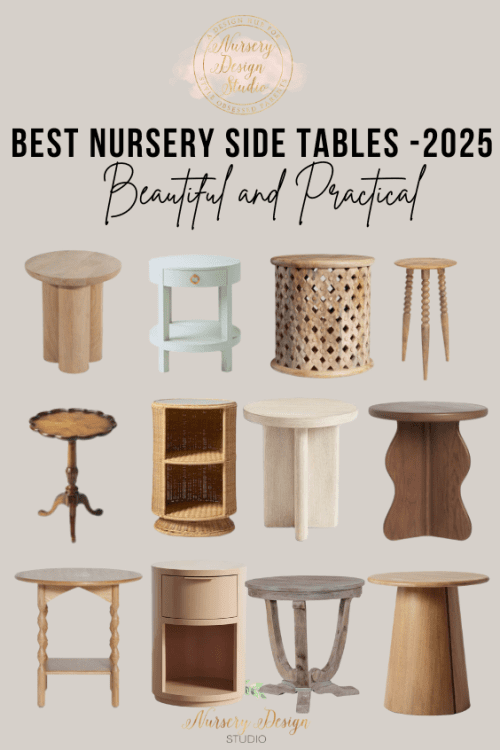 BEST NURSERY SIDE TABLES 2025 | Nursery Design Studio